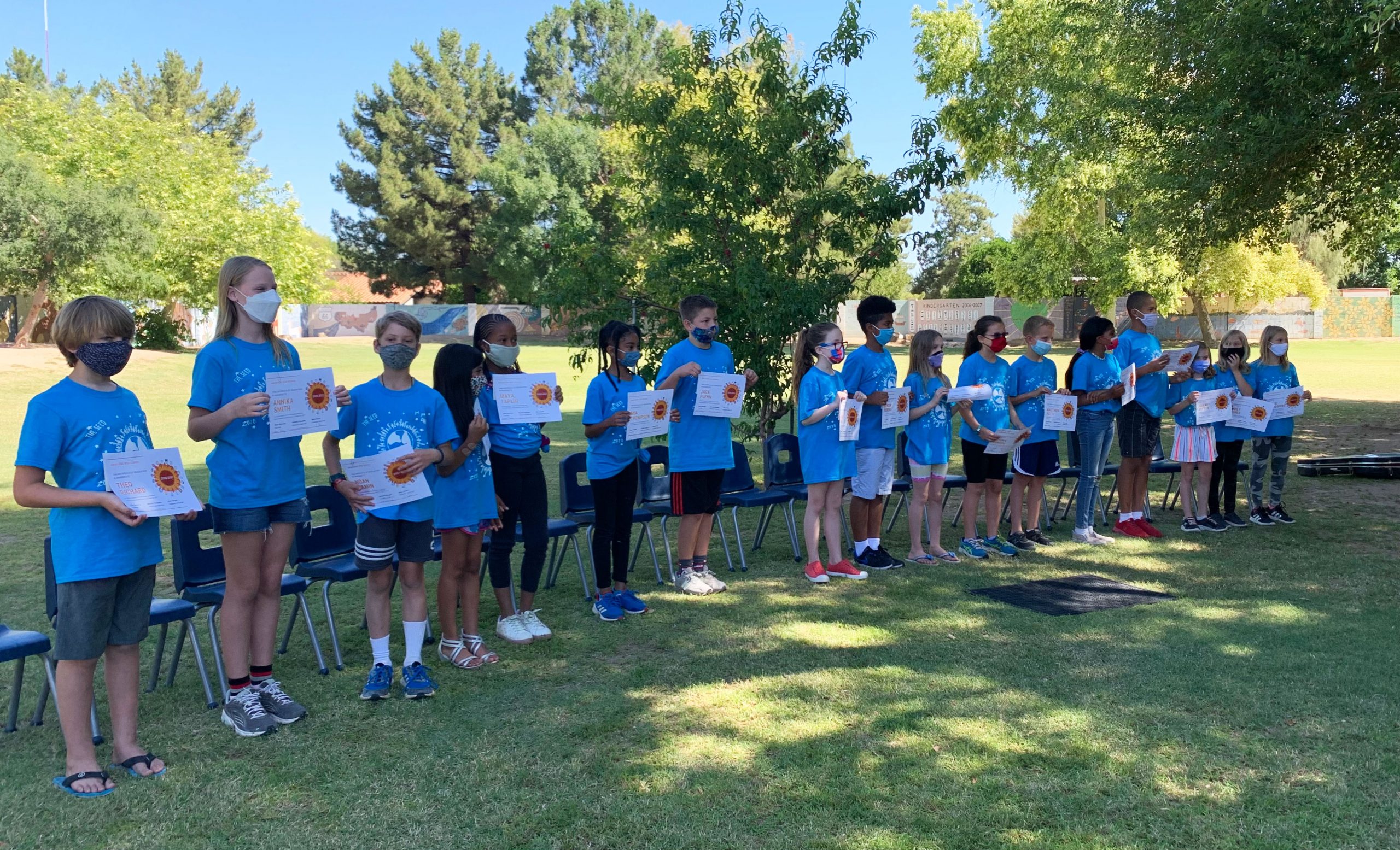Graduation Under the Trees - Awakening Seed School